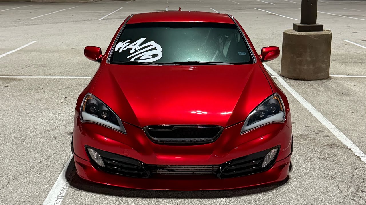 Bagged Genesis Coupe Walkaround - YouTube