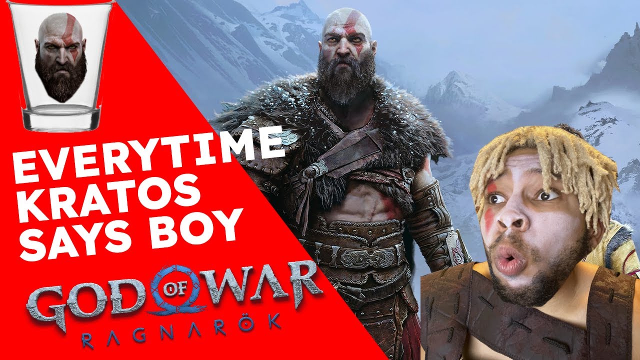 Everytime #kratos says "BOY" we take a shot! #godofwarragnarok - YouTube