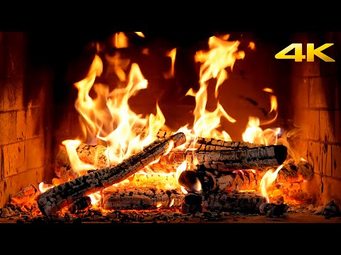 🔥 Şömine Gerçeğiyle Sanki Dumanı Ararsın, Sıcak Kıvılcım ve Hafif Kor Ateşiyle Sessiz (Fireplace 4K)