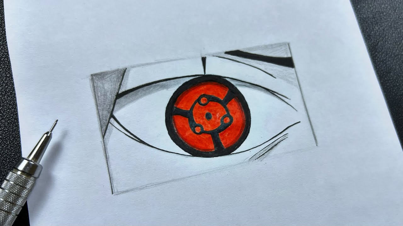 Easy to draw | how to draw madara’s eye ( eternal ) easy step-by-step ...