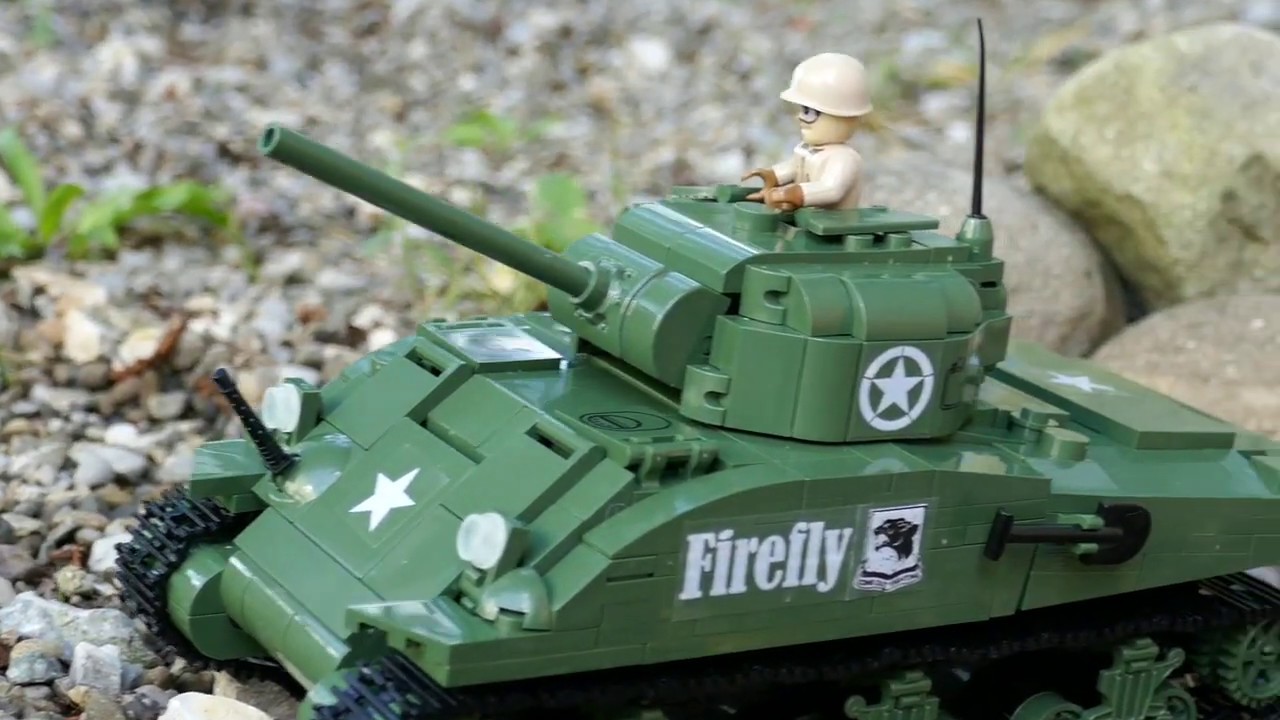 COBI M4 Sherman Firefly with Engine Sound - YouTube