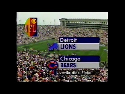 1992 NFL Week 1: Lions @ Bears
