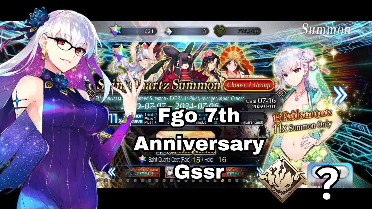 [FGO NA] - 7th Anniversary GSSR !!! - YouTube