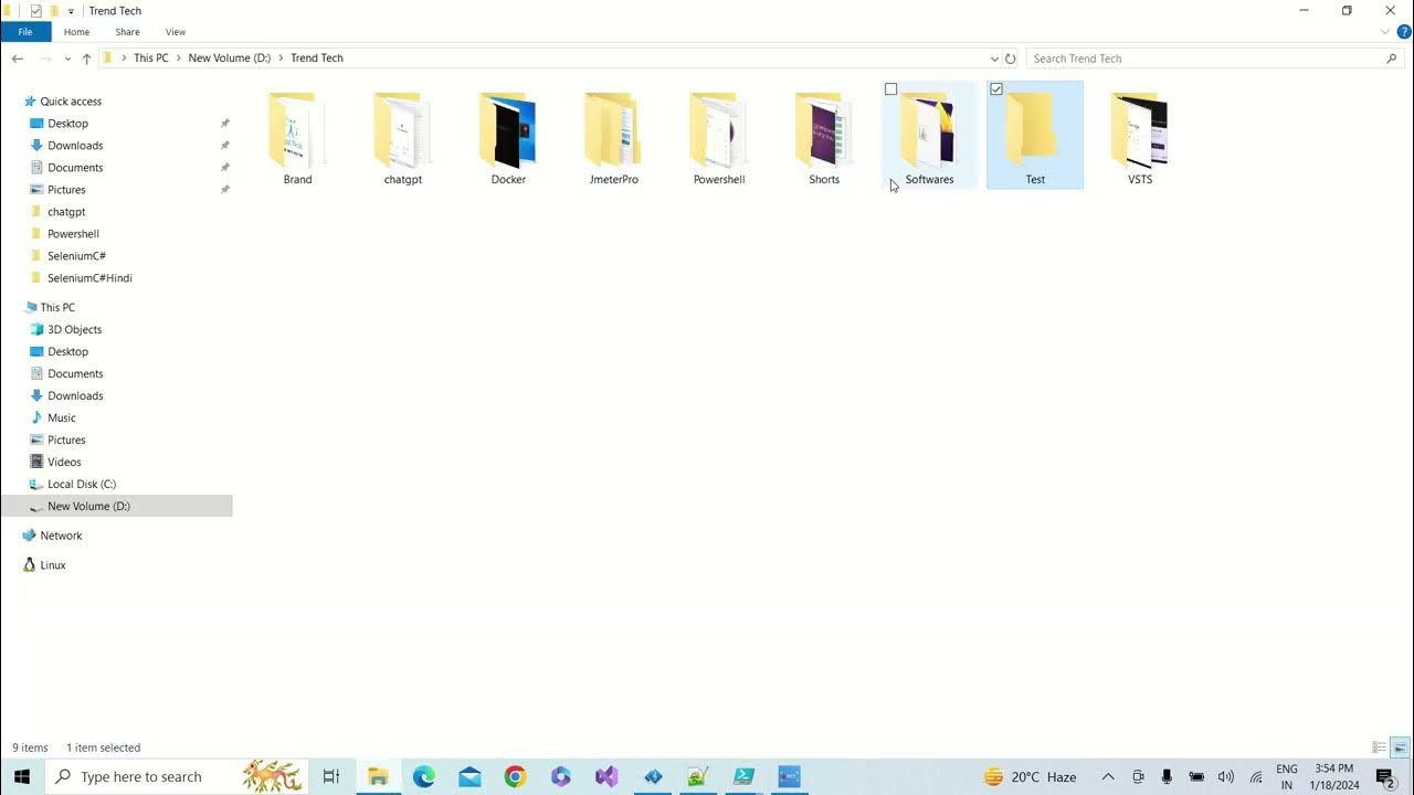 Windows Powershell - Create and Remove file and folder - YouTube