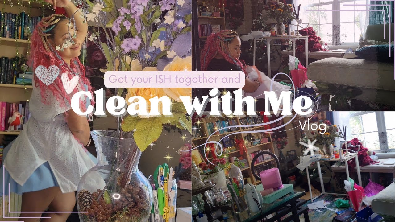 Get Your Ish Together and Clean With Me! Library Room Cleaning Vlog 🧹 ...