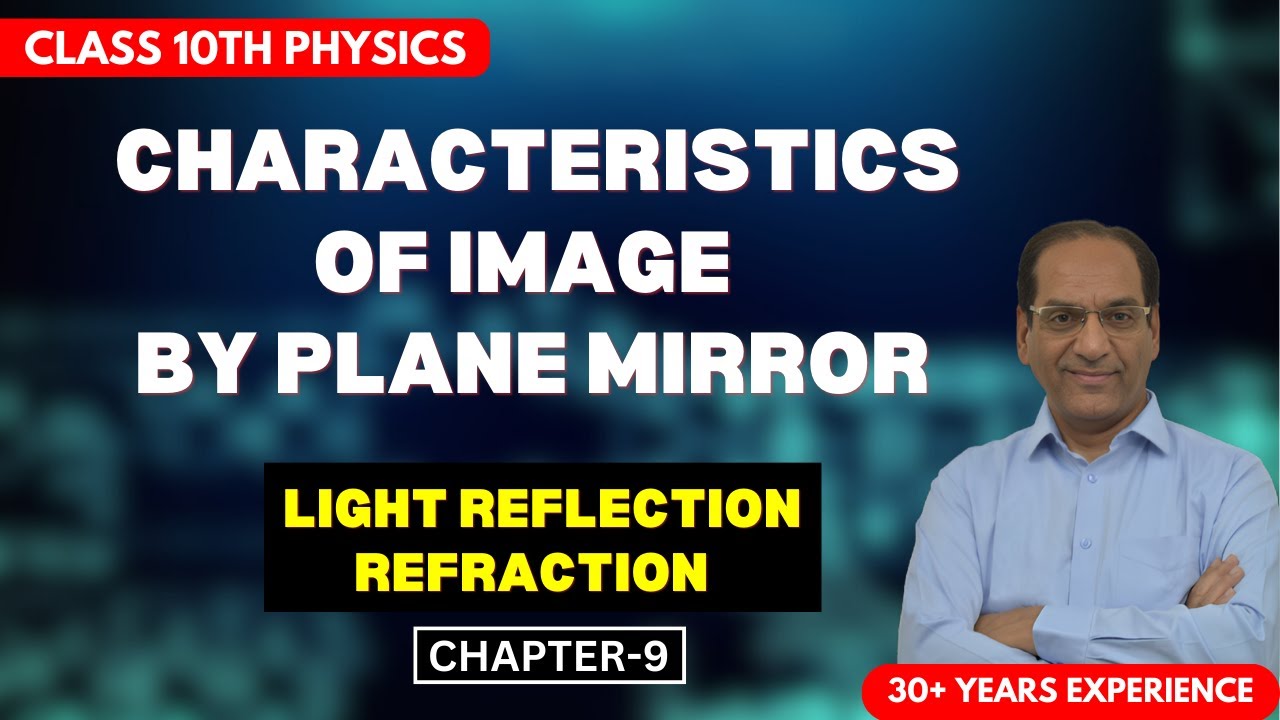 Characteristics of Image Formed by Plane Mirror | Class 10 Chapter 9 ...