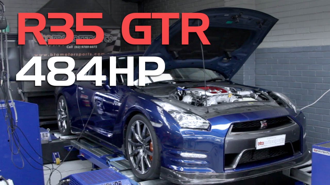 R35 GTR with BTA Stage 2 Upgrade: 484hp at all fours - YouTube