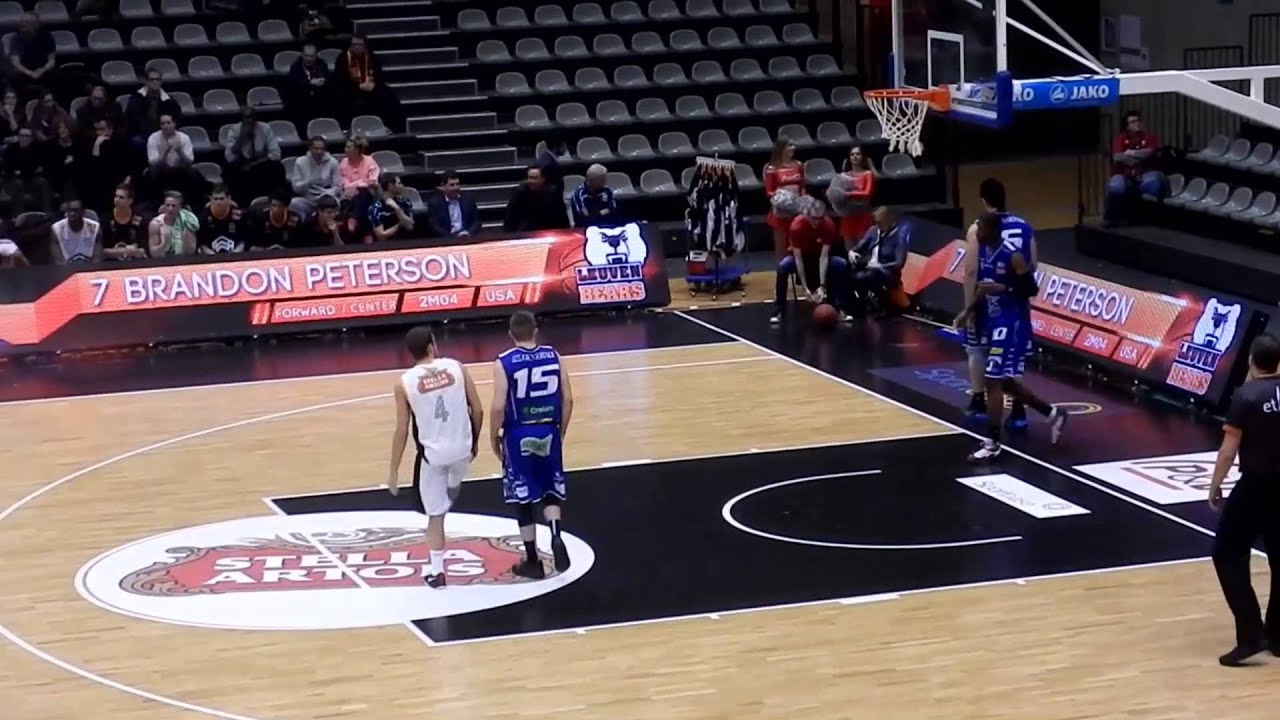 Eurobasket game Aalstar featuring John Tofi Belgium cup game - YouTube