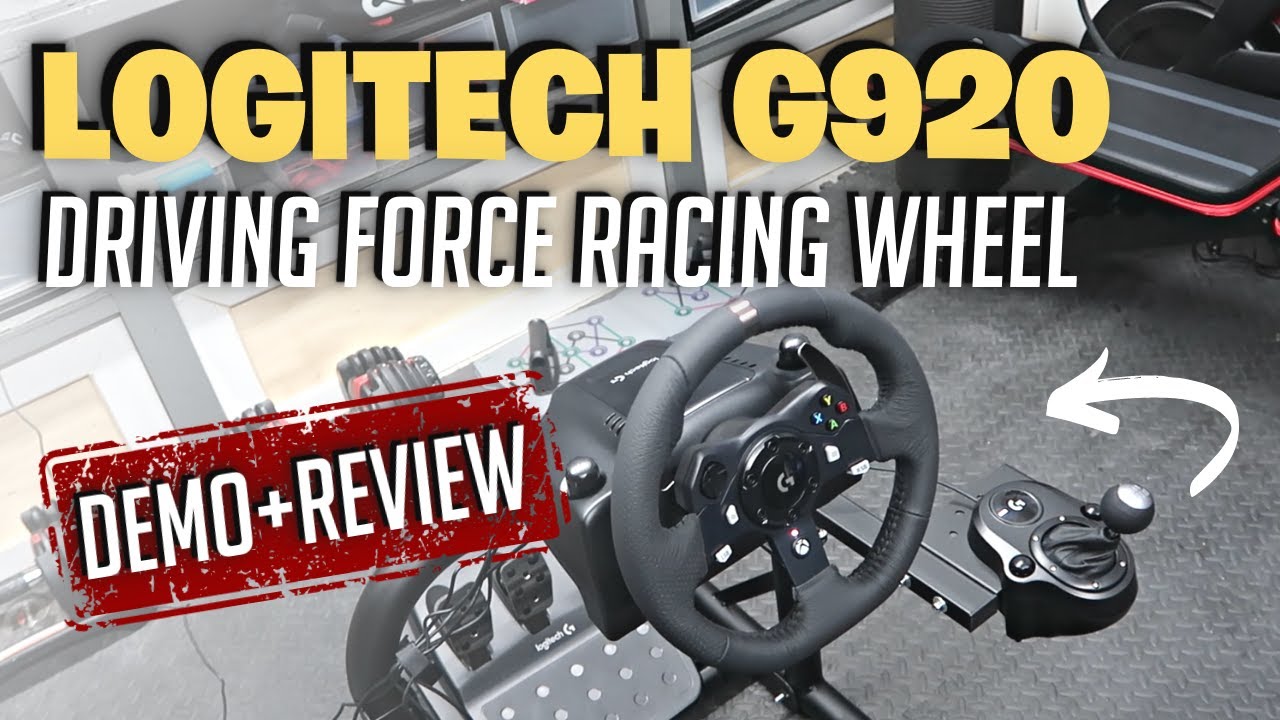 LOGITECH G920 Driving Force Racing Wheel DEMO + REVIEW! - YouTube