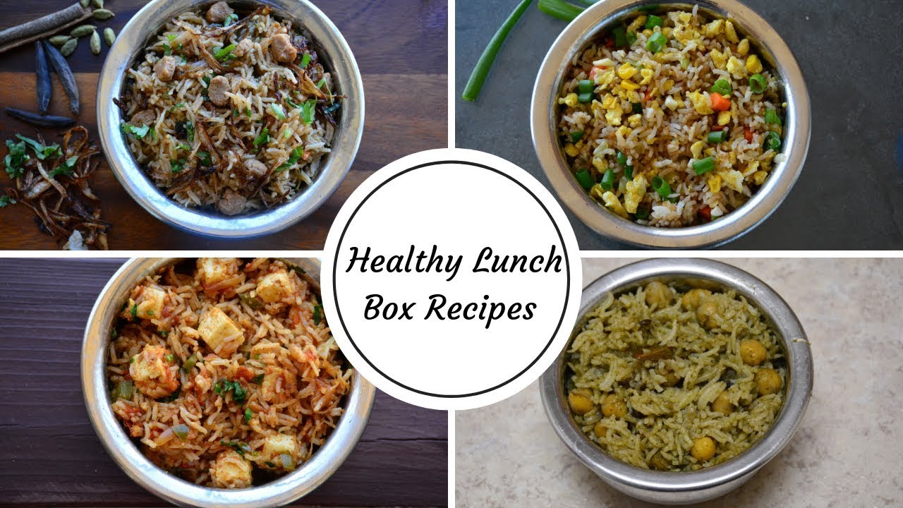 5 Healthy Lunch Box Recipes | Quick & Rich in protein lunch options ...