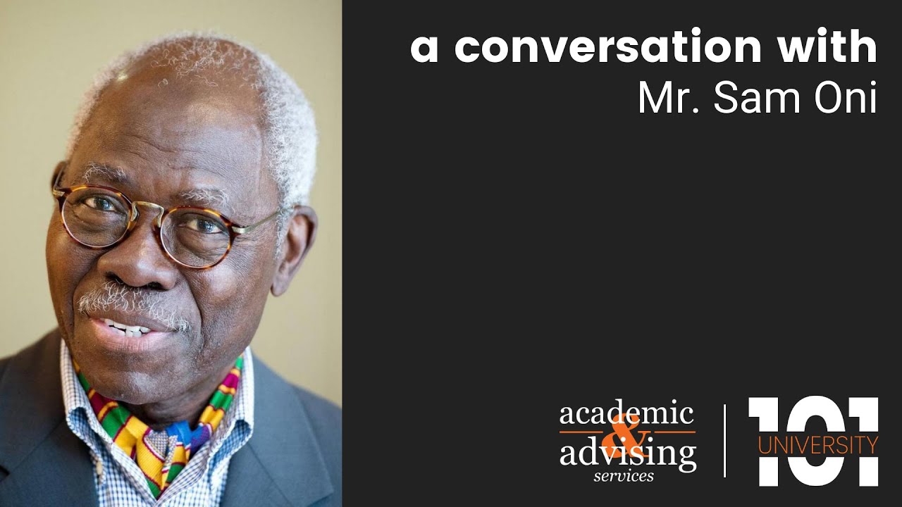 A Conversation with Mr. Sam Oni - YouTube