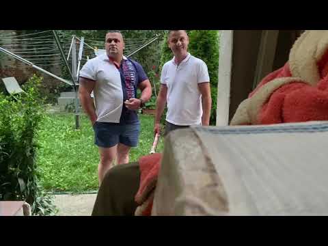 Marius Maxim (sotul lui Diana Palotas) in actiune de intimidare ...