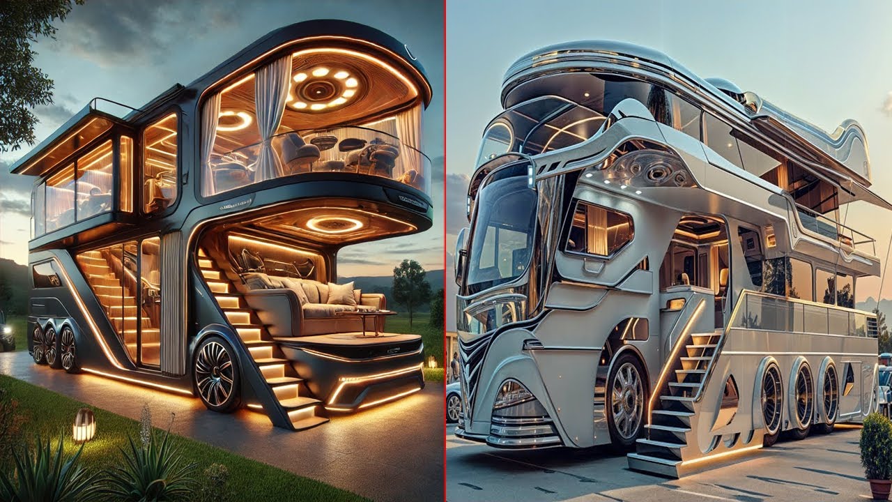Top 9 Luxury Camping Cars and Mobile Homes That Will Amaze You - YouTube