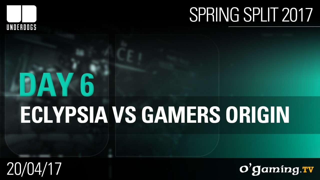 Eclypsia vs Gamers Origin - Underdogs 2017 Spring Split - Day 6 ...