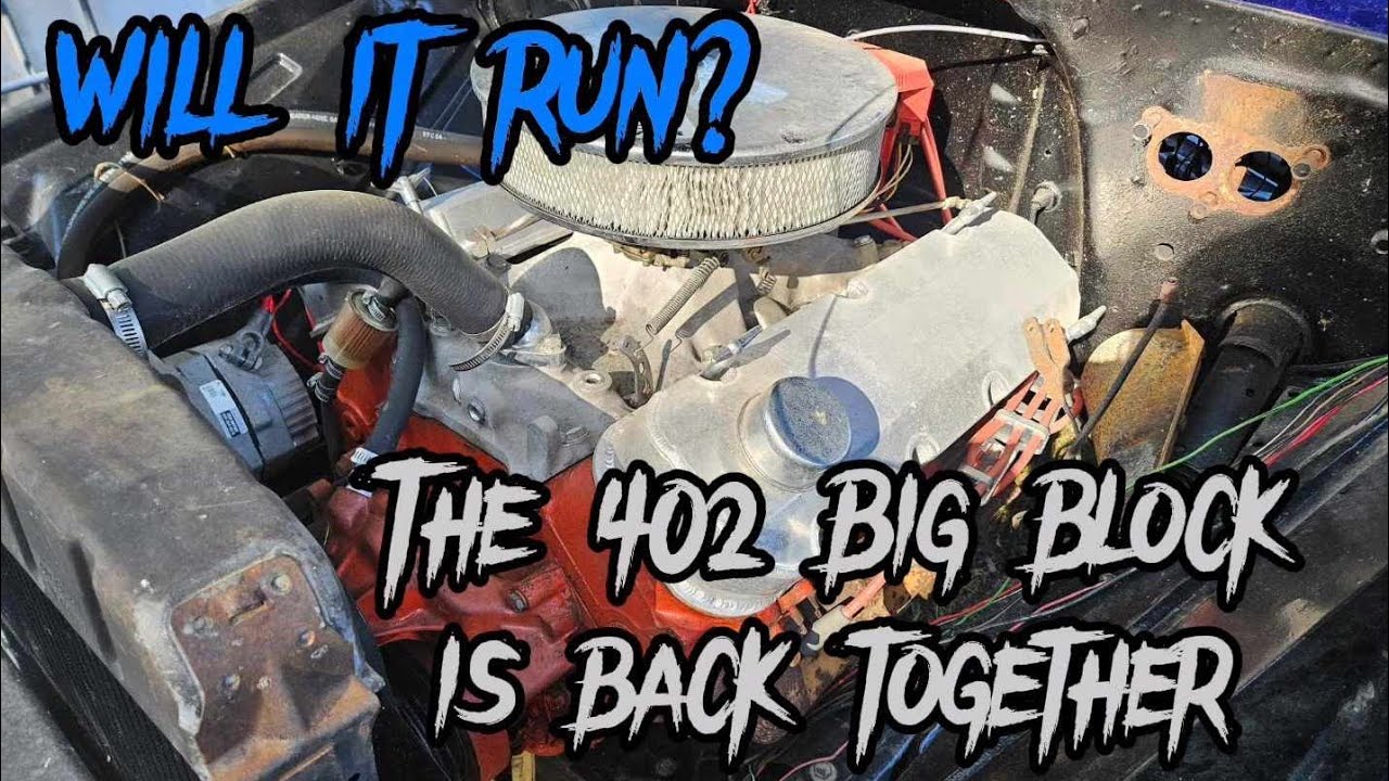 Will it run? part 3 putting the 402 Big Block Back together and first ...
