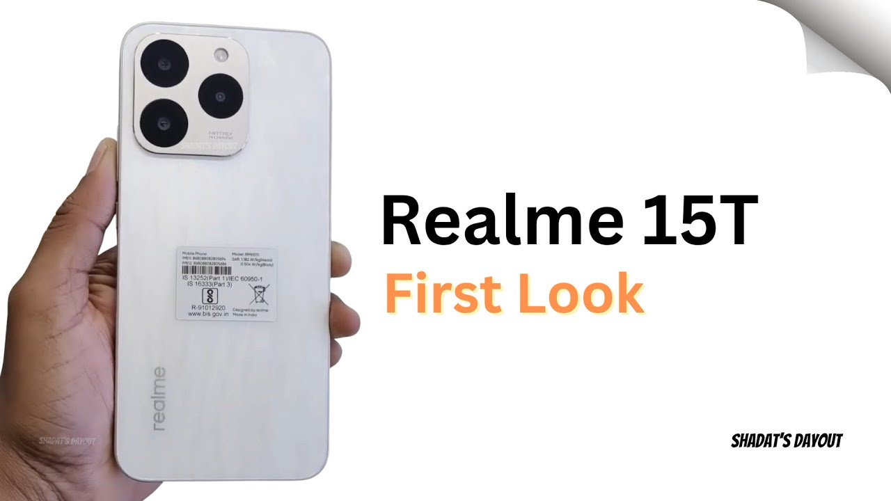 Realme 15T First Look, Features, Specs, Price, Release Date - YouTube
