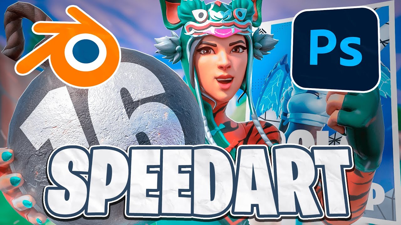 HOW TO MAKE A THUMBNAIL | Speedart - YouTube