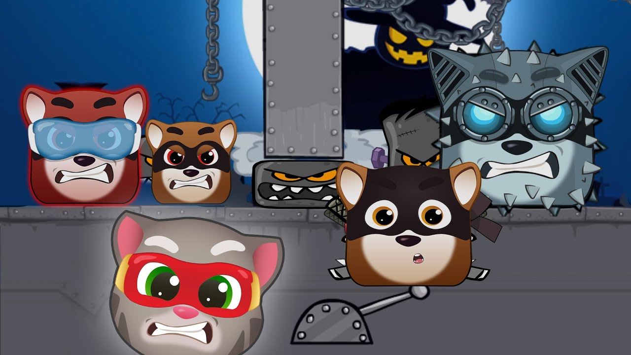 Red Ball 4 Fusion Battle Super Tom Vs All Raccoon Boss | Talking Tom ...