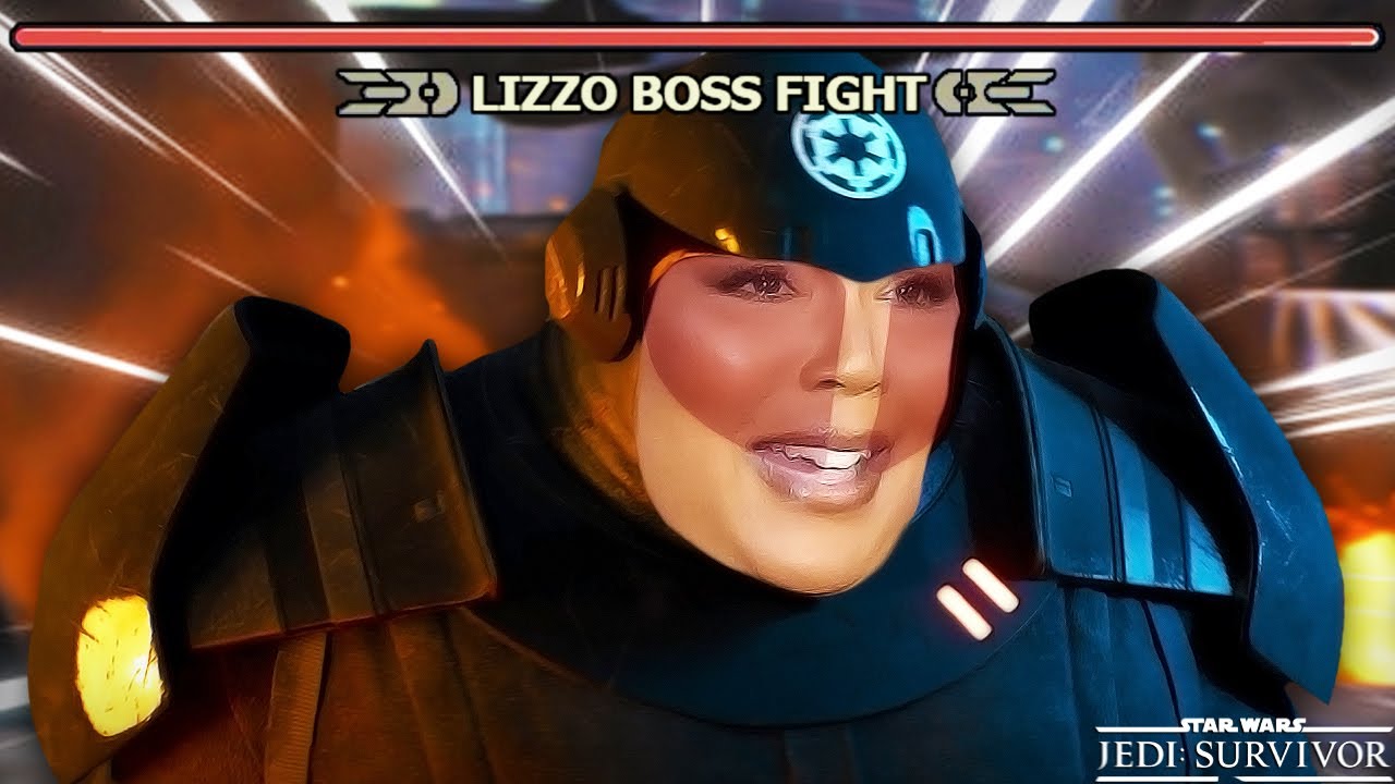 Jedi Survivor Lizzo Boss Fight go so hard for no reason at all - YouTube