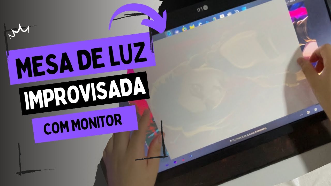 Como fazer esboço para desenho | técnica Mesa de luz | esboço da Jinx ...