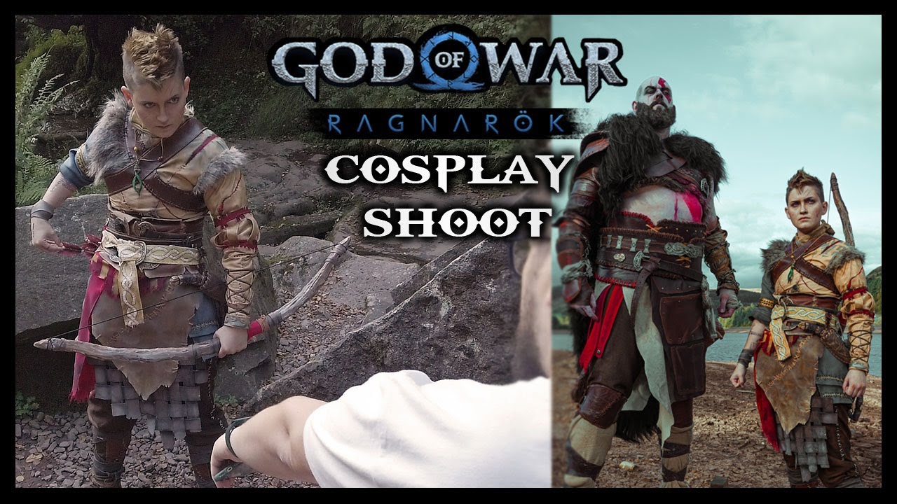 We cosplayed Kratos and Atreus from God of War Ragnarök! Photoshoot ...