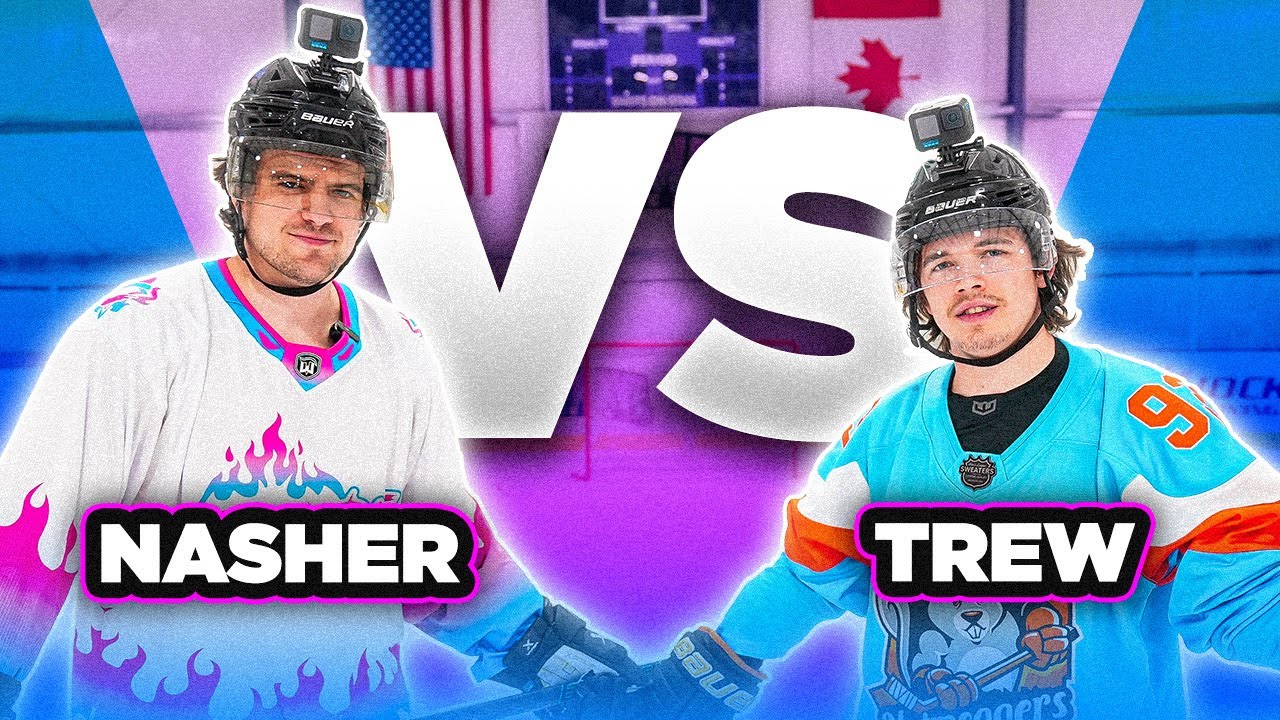 NASHER vs. TREW CREW *YOUTUBE HOCKEY SHOWDOWN* - YouTube