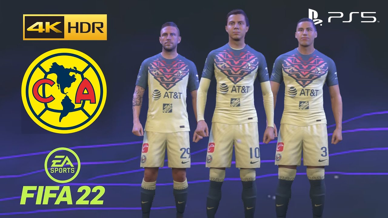 FIFA 22 PS5 - Club América - Game Faces - 4K 60FPS HDR Gameplay - YouTube