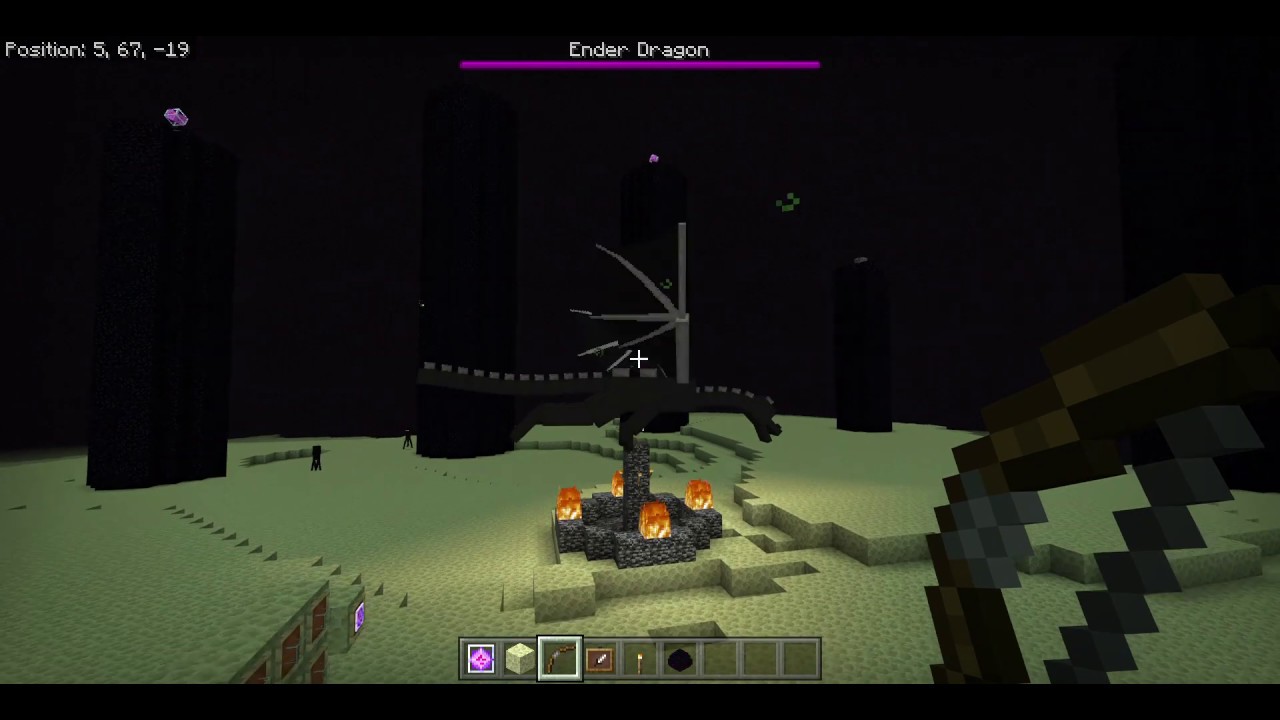 How to respawn the ender dragon in minecraft - YouTube