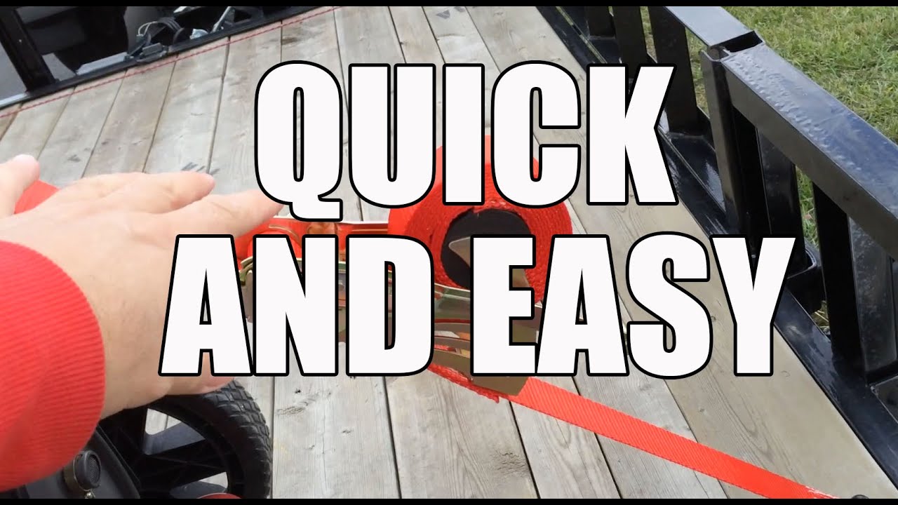 Wessel Quickloader straps - Best Cargo Straps Ever! - YouTube
