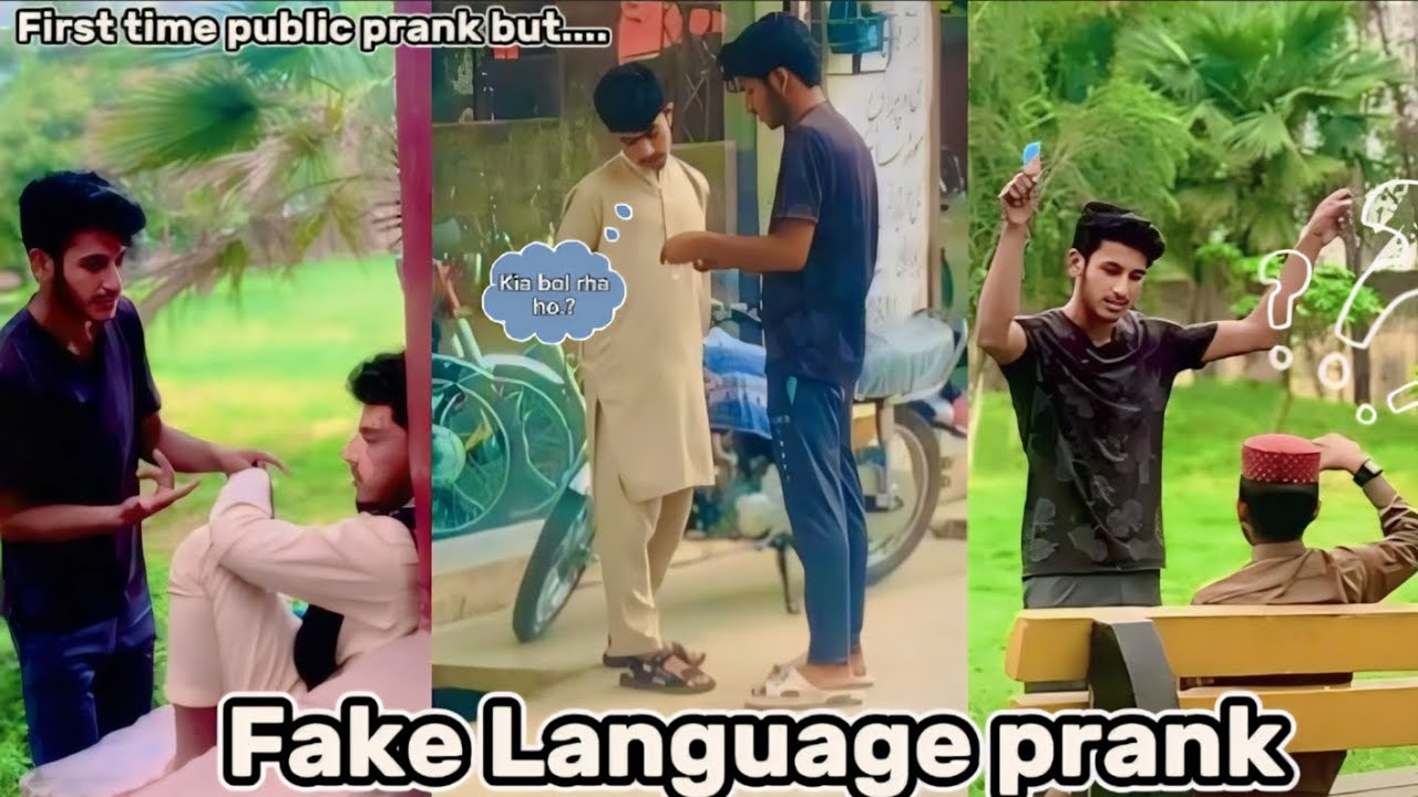 Fake Language prank|Best Reaction|Funny prank|Best moment|Best funny ...