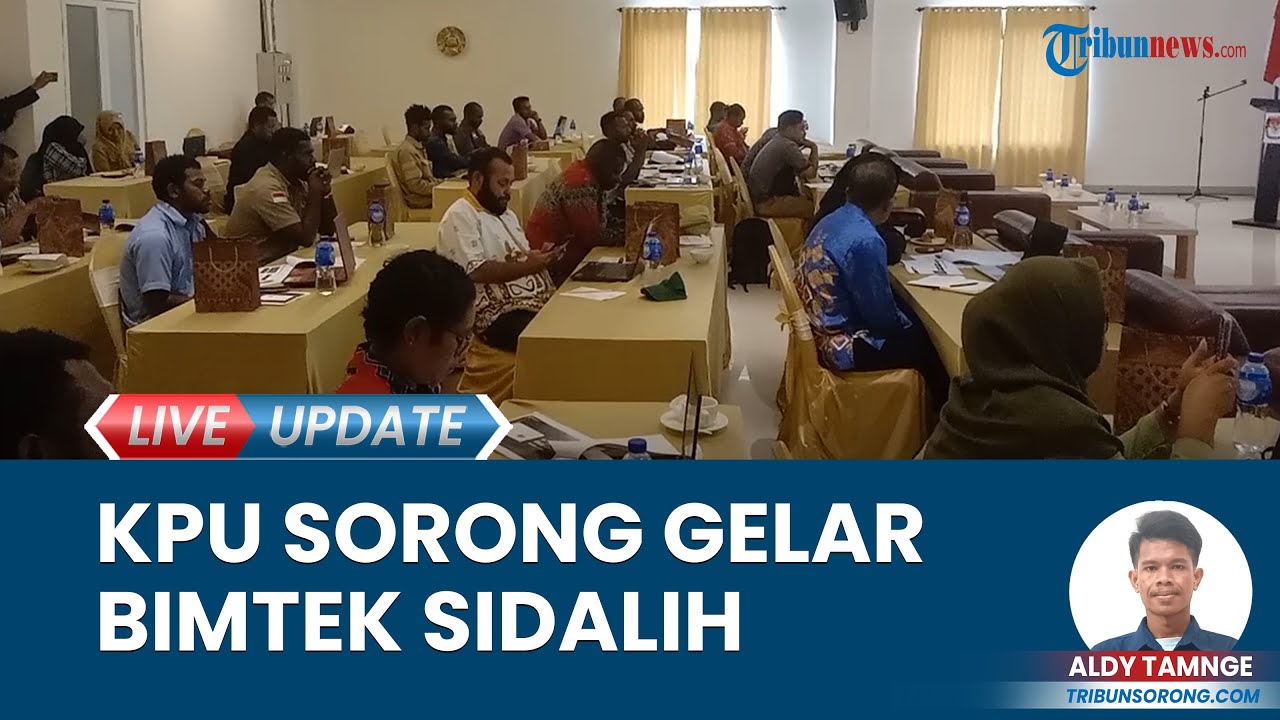 KPU Kabupaten Sorong Gelar Bimtek Pengunaan Aplikasi Sidalih untuk Panitia PPD Pilkada 2024 ...