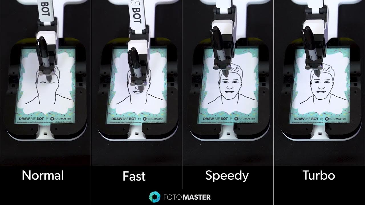 Draw Me Bot: Drawing Speed Demonstration - YouTube