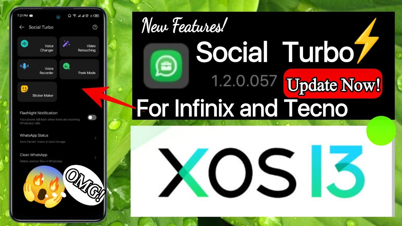 Infinix XOS 13 Social turbo Update | Infinix social turbo app - YouTube