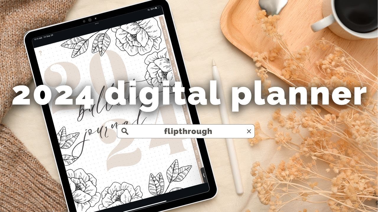 2024 DIGITAL BULLET JOURNAL FLIPTHROUGH | Best Digital Planner 2024 ...