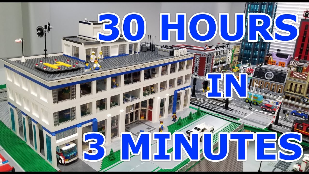 TIMELAPSE: 12,000 Piece MOC Hospital - YouTube