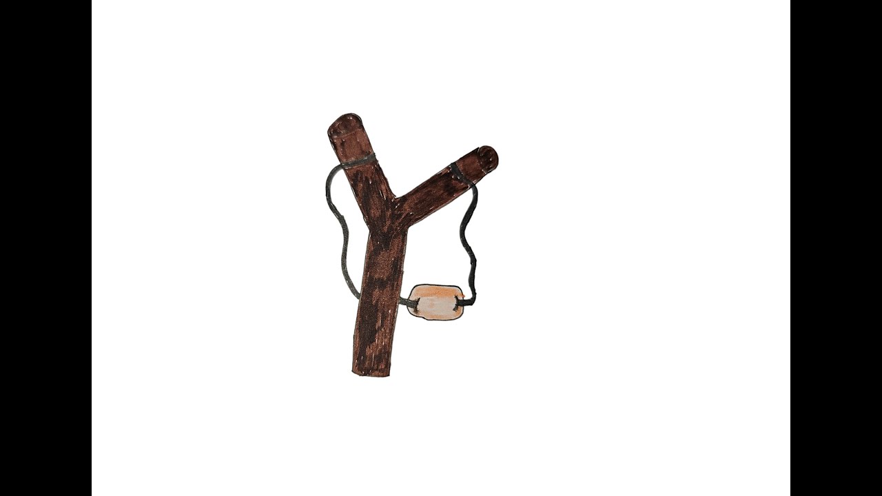 HOW TO DRAW SLINGSHOT - YouTube