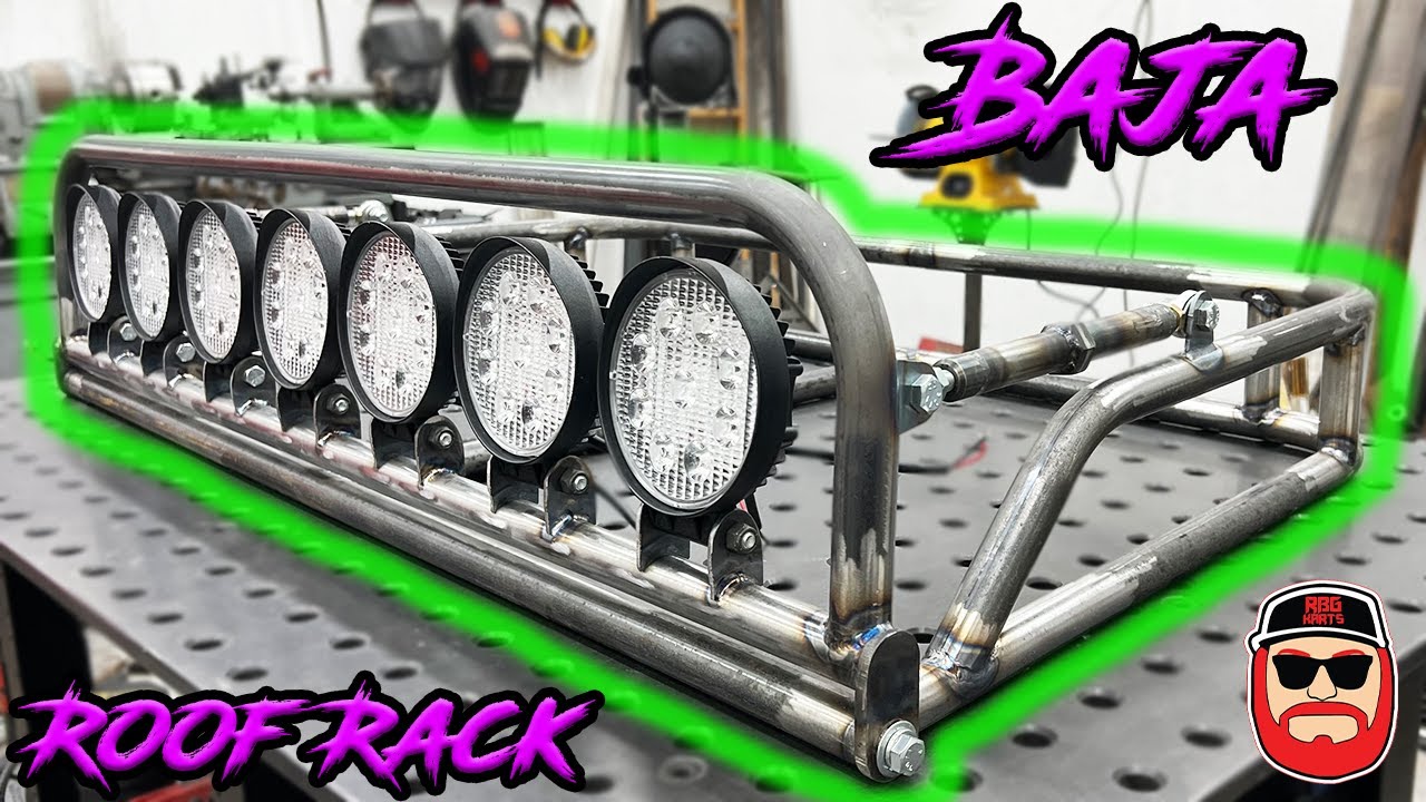 Baja Roof Rack Build ~ Turbo Diesel Go-Kart - YouTube