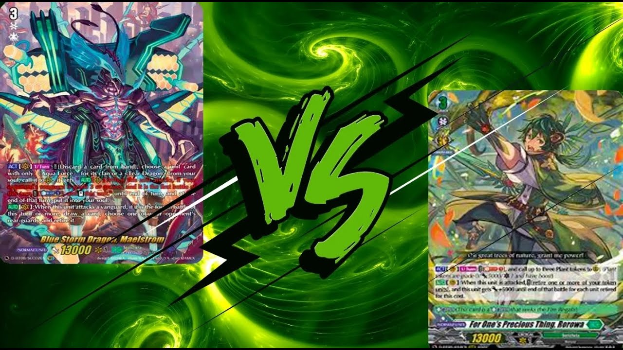 CardFight Vanguard Overdress Maelstrom VS Rorowa - YouTube
