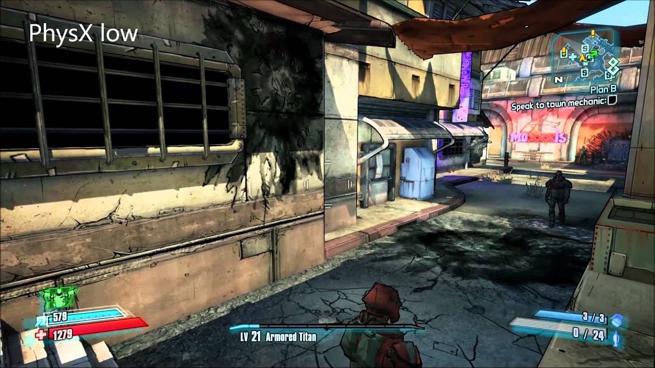 PhysX comparison borderlands - YouTube