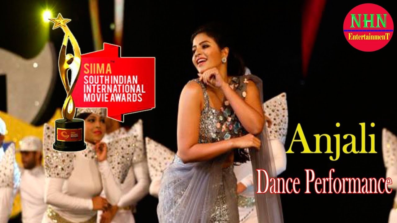 anjali dance performance || SIIMA 2018 TELUGU - YouTube