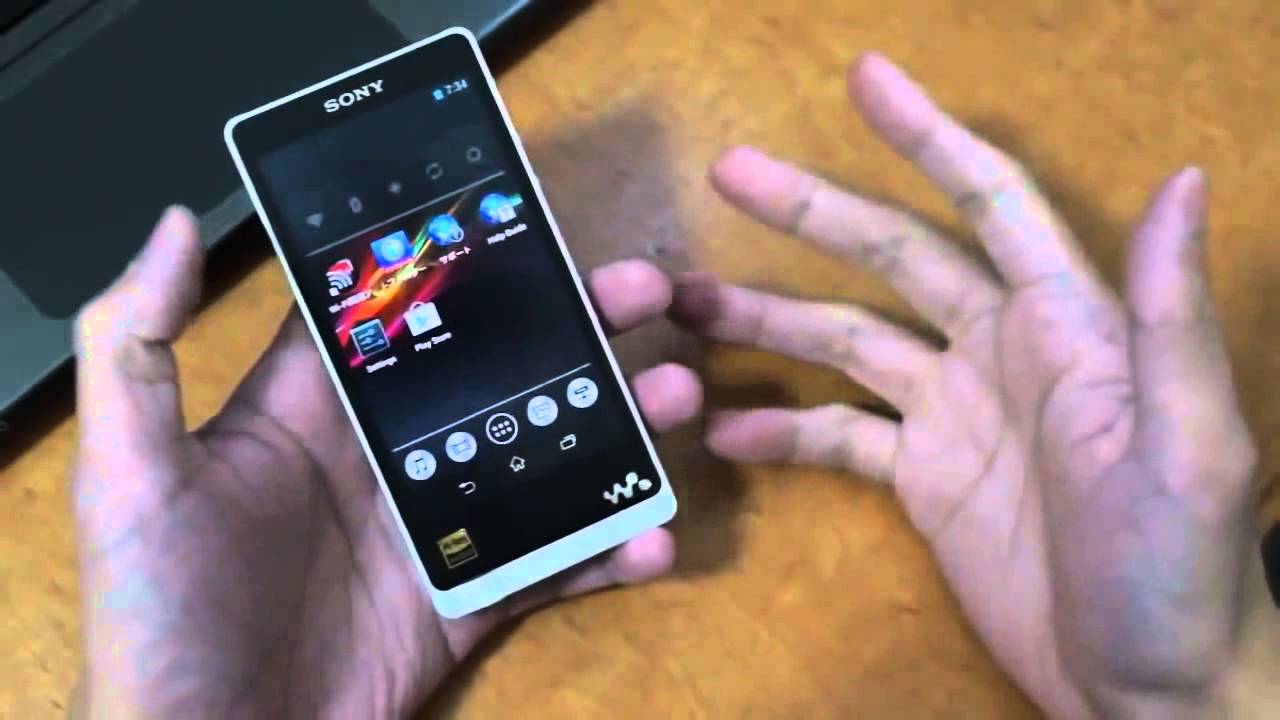 Sony Walkman NW ZX1 unboxing - YouTube