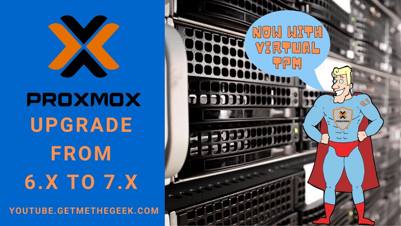 Upgrade Proxmox VE 6 X to 7 X - YouTube