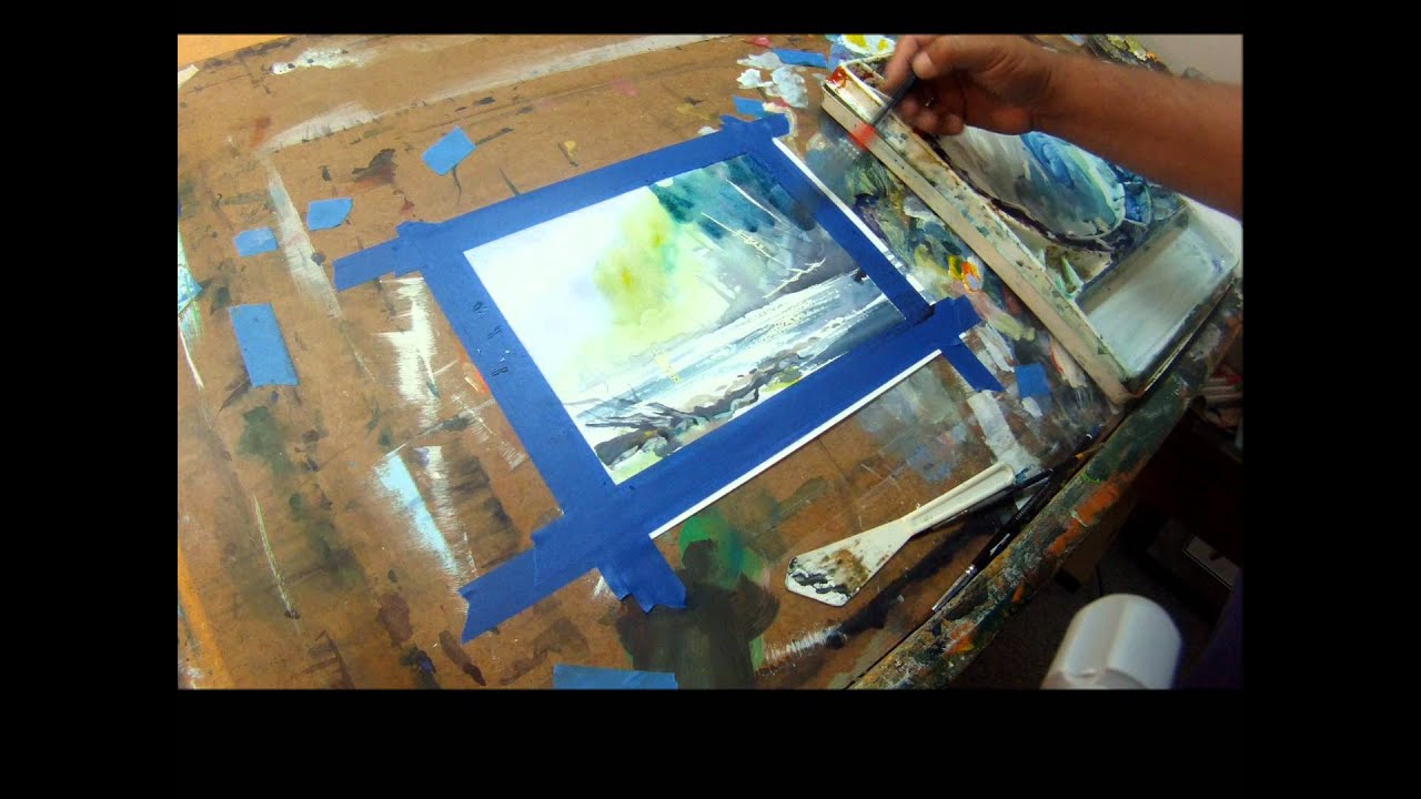 Duane Hada White River Watercolor - YouTube