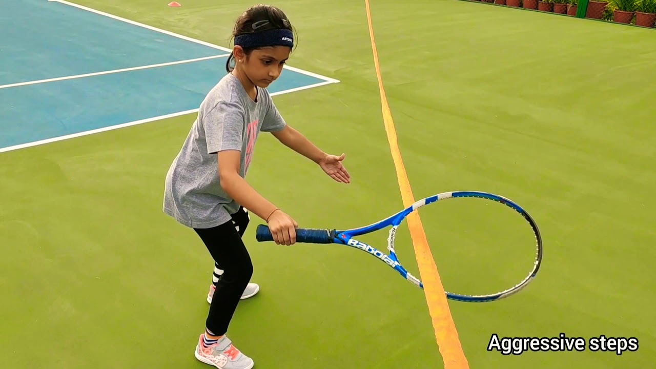 Racquet balancing exercise to improve proper contact point - YouTube