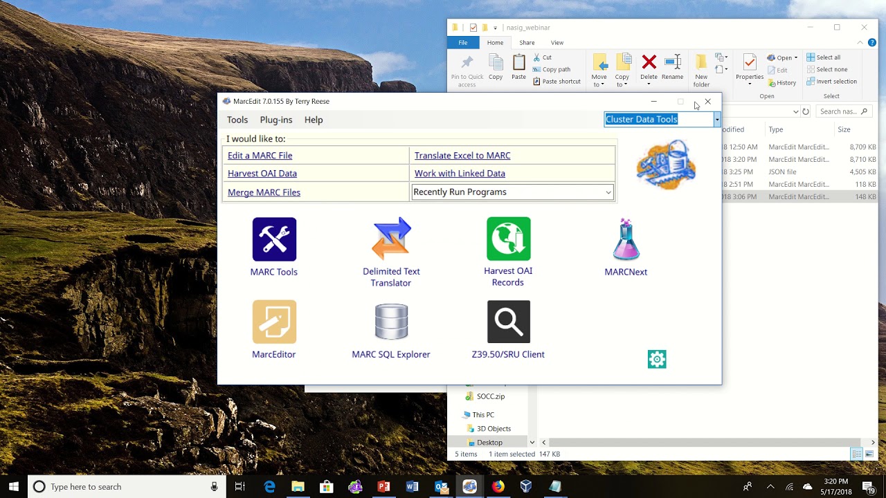 MarcEdit 7: Using MarcEdit's Clustering Tools - YouTube