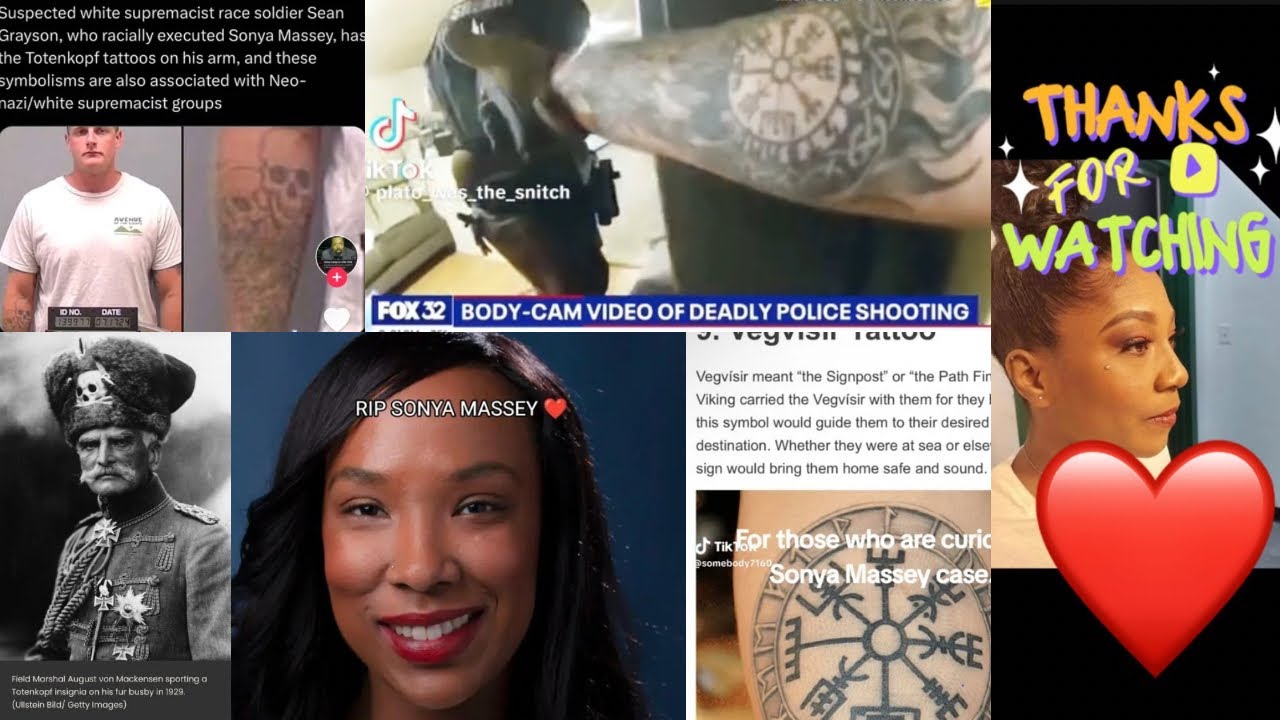 Sean Grayson and his Partners tattoos tell a German W.hite Supremacy ...