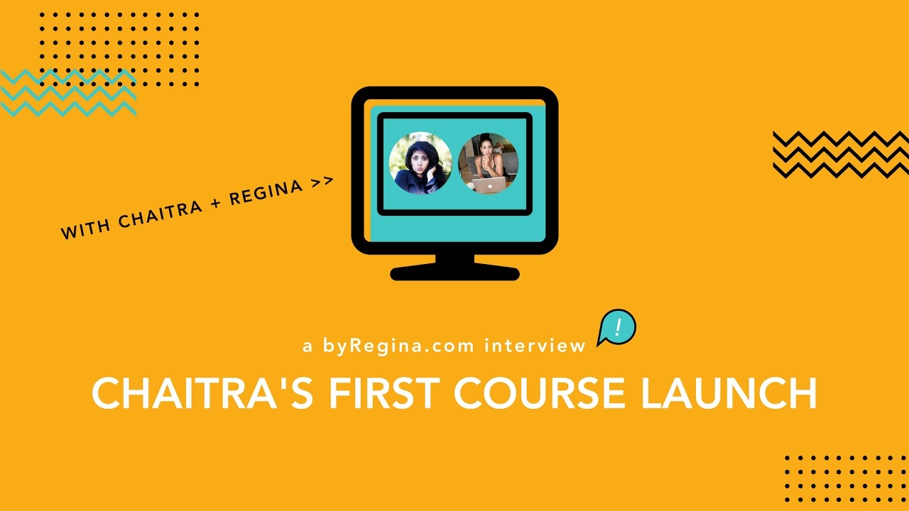 Launching Your First Online Course (an interview with Chaitra R.) - YouTube