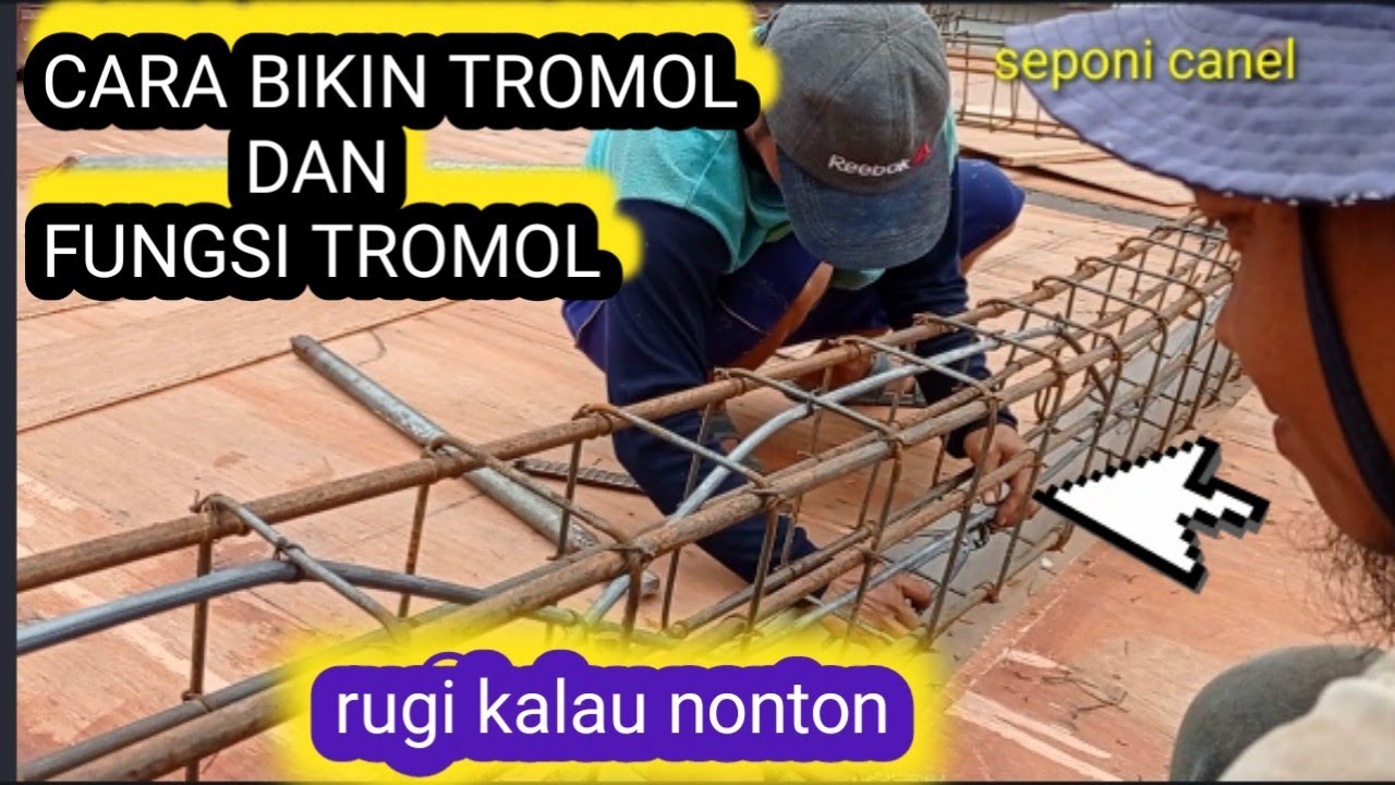 CARA BIKIN TROMOL BALOK. DAN FUNGSI TROMOL. - YouTube