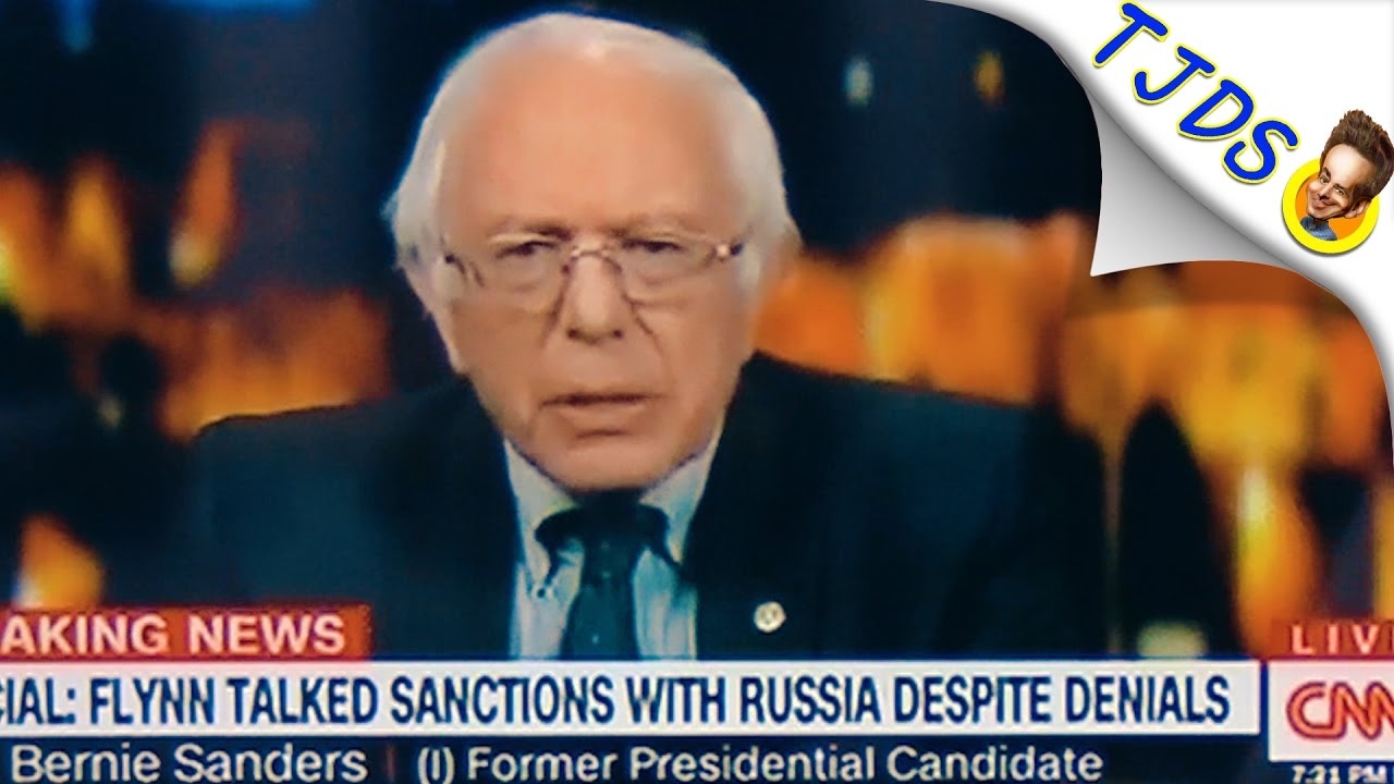 CNN Cuts Bernie Sanders Mic Abruptly After He Calls CNN FAKE NEWS ...