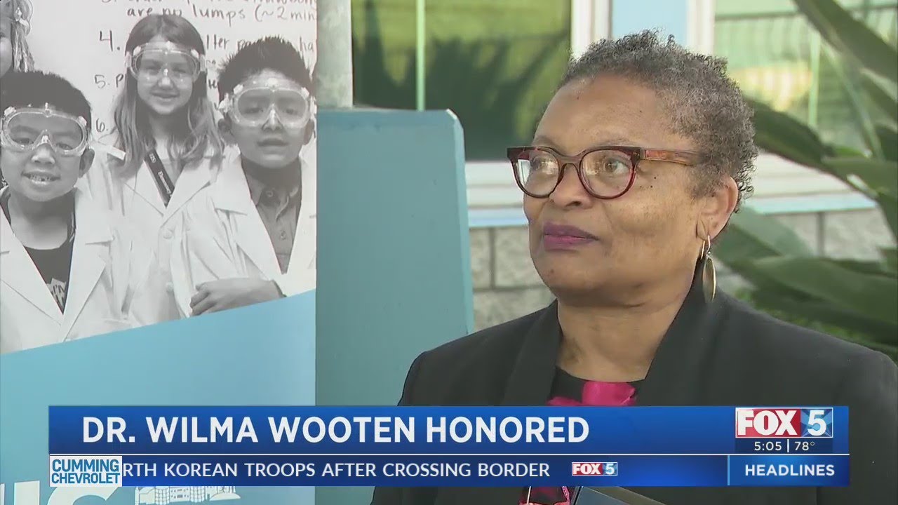 Dr. Wilma Wooten Honored with Scholarship - YouTube